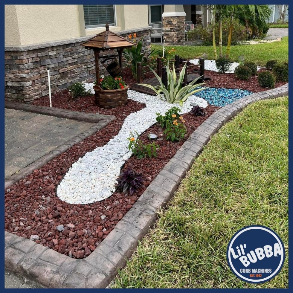 Innovative Designs Using Concrete Curbing in Landscaping